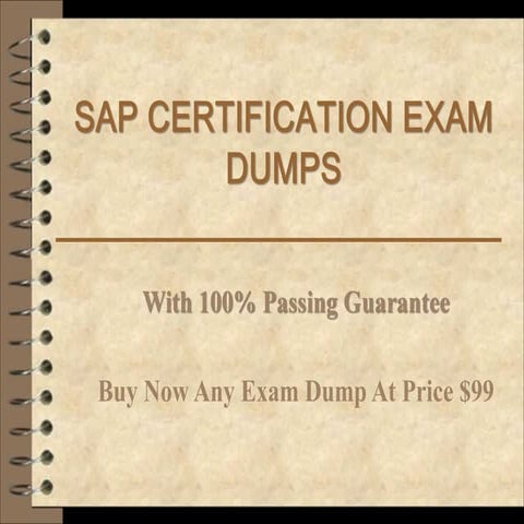 All latest sap certification exam dumps | PDF