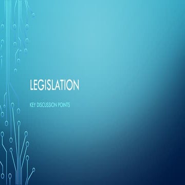 3.6 legislation and regulations | PPTX