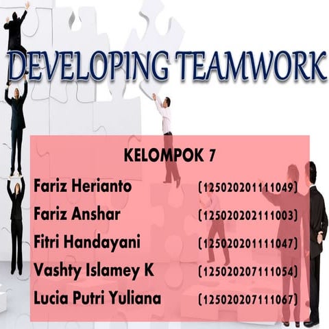 Developing Teamwork | PPTX