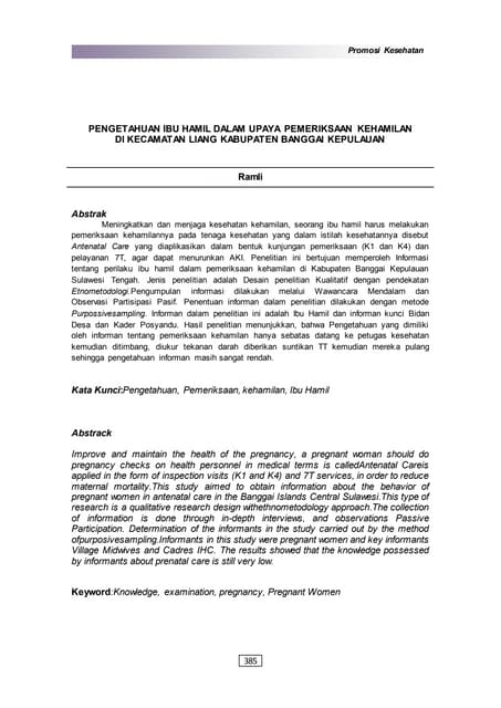 Presentasi Hasil Penelitian (Karya Tulis IlmiaH) | PPTX