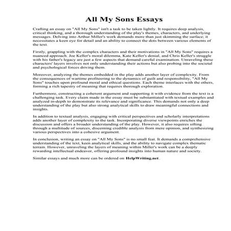 All My Sons Essays.pdf