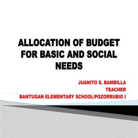 ALLOCATION OF BUDGET FOR BASIC AND SOCIAL NEEDS.pptx