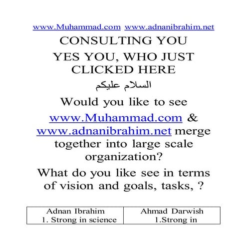 TOOO HOT All of US Dr. Adnan Ibrahim; Stand Up or Shut Up | PDF