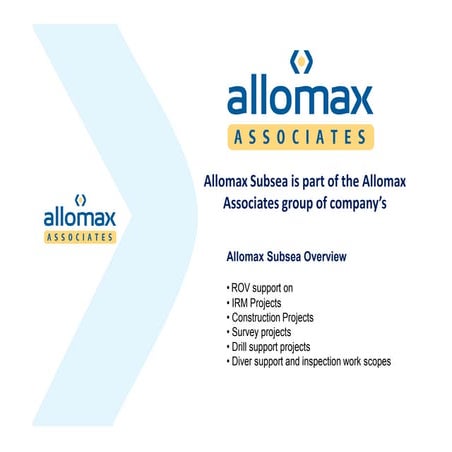 Allomax Subsea Ppt | PPT