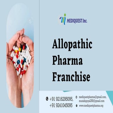 Allopathic pharma franchise | PDF