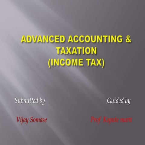 Allowance and their taxability | PPTX