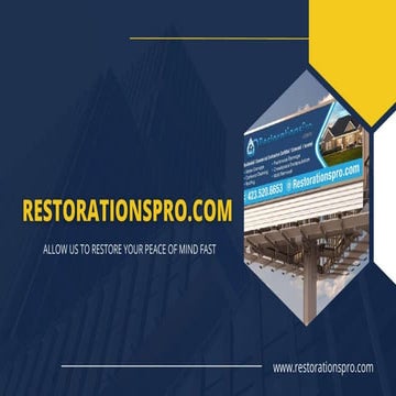 ALLOW US TO RESTORE YOUR PEACE OF MIND FAST | PPTX