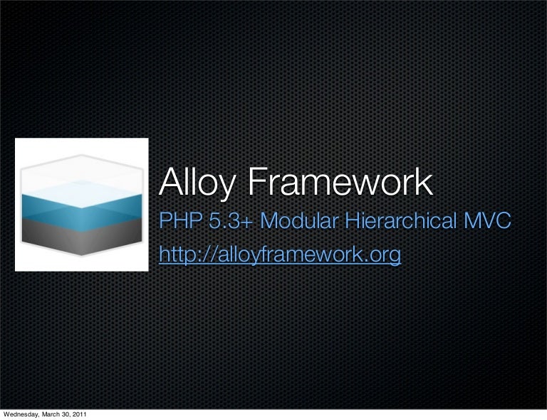 Alloy Hmvc Php Framework