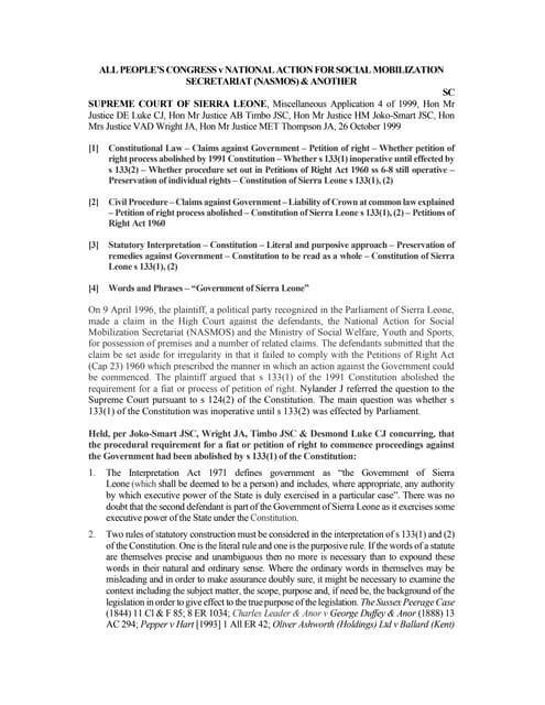 Internal aids to interpretation of law | PPT | Law