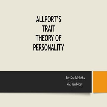 Allport's trait theory of personality.pptx