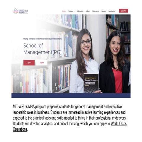 MIT-WPU_World Class Operations | PPT