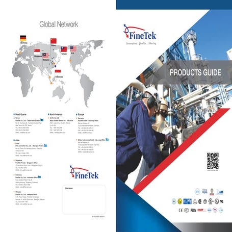 FineTek (Taiwan) Product Guide | PDF | Manufacturing Industry | Industries