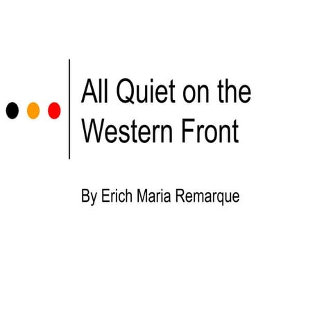 All Quiet Notes | PPT
