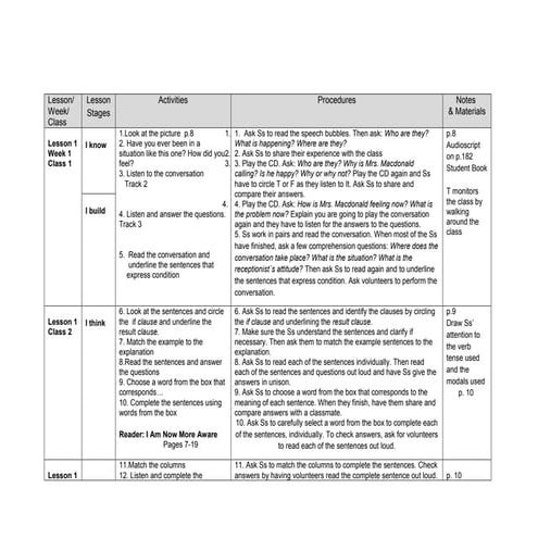 All ready! 3 lesson plans | DOC