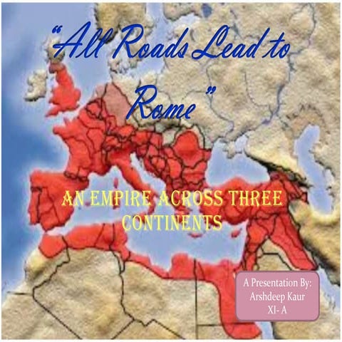 All roads lead to rome | PPTX