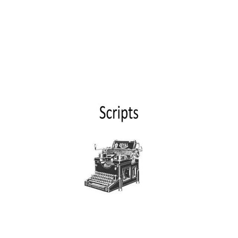 scripts | PPTX