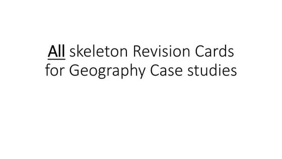 How to ace 8 mark questions for EDUQAS Geography GCSE B | PPTX