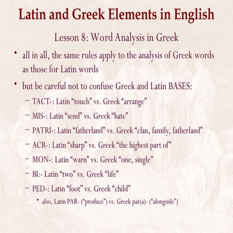 All sorts of Latin and Greek language methods | PPT