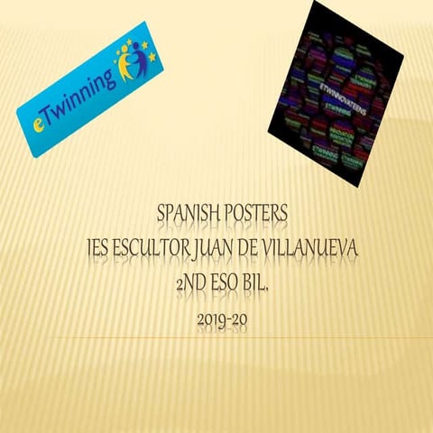 ETWINNOVA TEENS - Spanish Posters | PPTX