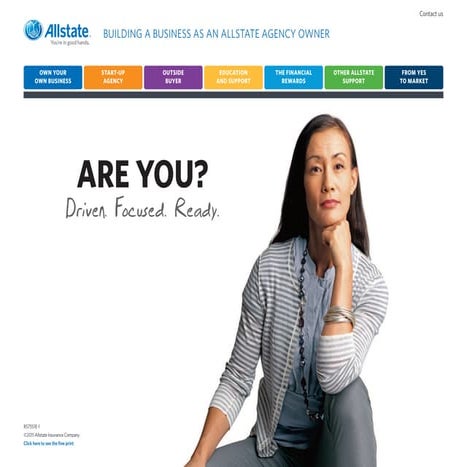 Allstate Agency Opportunity | PDF | Business Administration | Business
