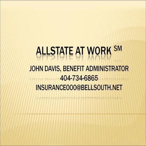Allstate Workp Div03 | PPT