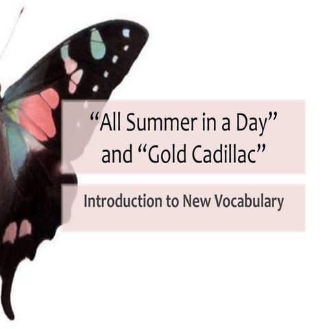 Vocabulary | PPTX