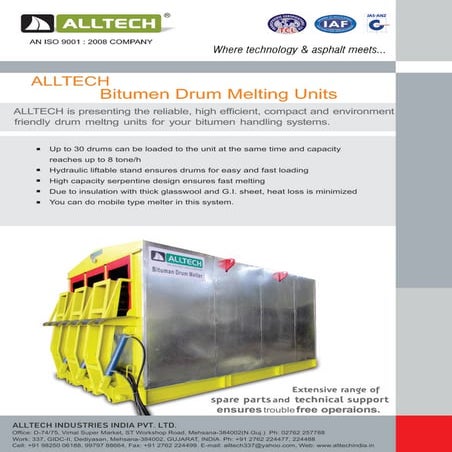 Bitumen Decanting Machine | PDF