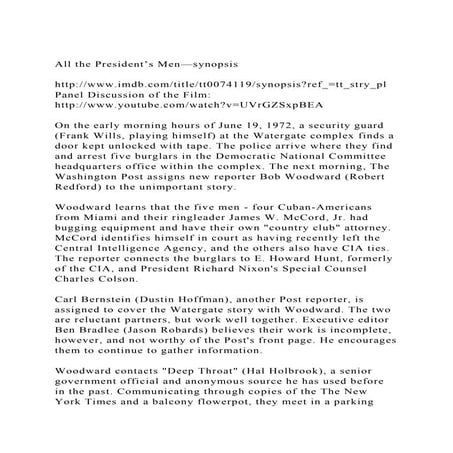 All the President’s Men—synopsis httpwww.imdb.comtitlett0.docx