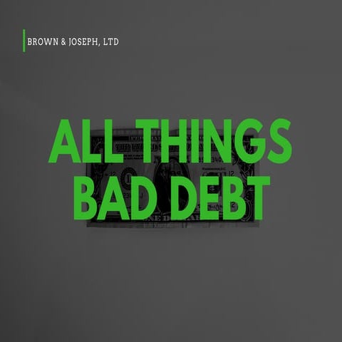 All Things Bad Debt | PDF | Debt Factoring & Invoice Discounting ...