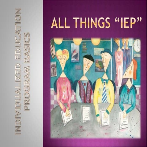 The BASICS of the IEP PROCESS | PPTX