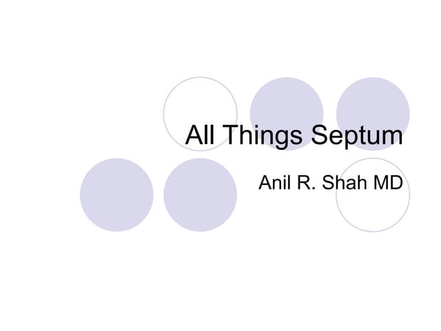 SUBMUCOUS RESECTION OF NASAL SEPTUM (SMR OPERATION) | PPTX