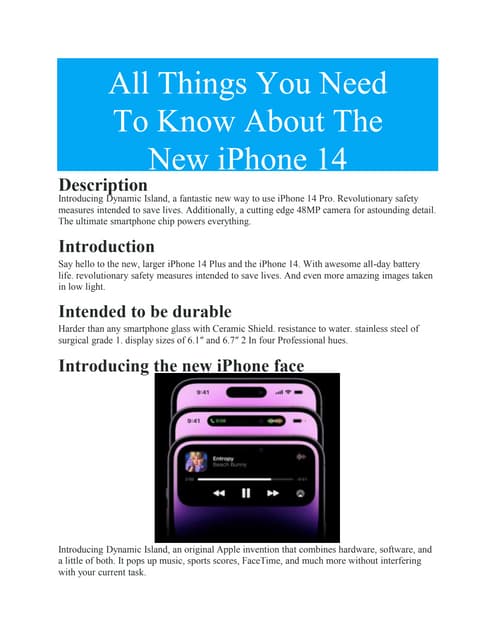 "Introducing the Future: iPhone 16 Unveiled" | PPTX