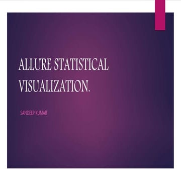 Allure statistical visualization | PPTX