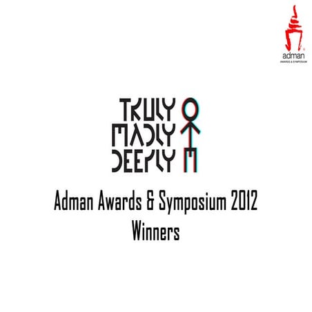 All winners list adman 2012 | PDF