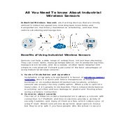 All You Need To know About Industrial Wireless Sensors.pdf