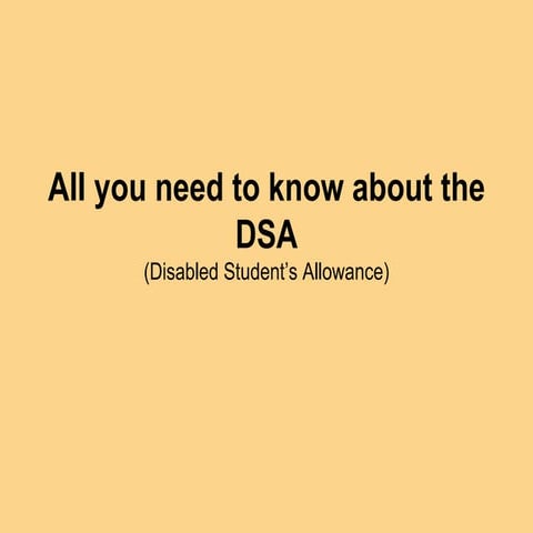 All you need to know about the dsa | PPT