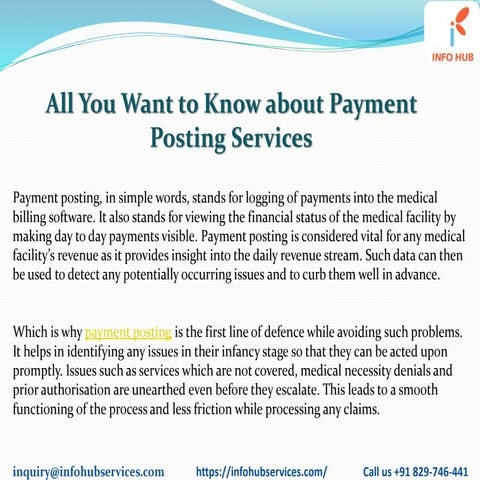 Managing payment posting in eclinicalworks | PPTX