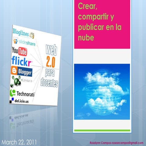 Crear, compartir y publicar en la nube | PPS