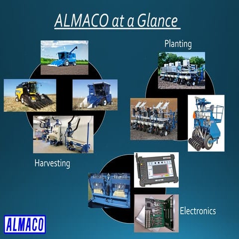ALMACO at a Glance – Manufacturer of Custom Seed Research Equipment | PPT