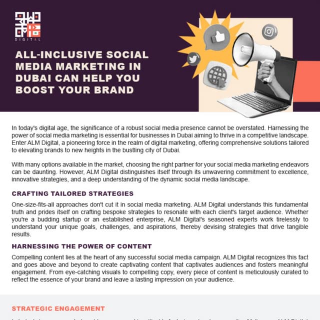 ALM Digital- All-Inclusive Social Media Marketing in Dubai Can Help You ...