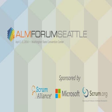 Alm Forum 2014 - Jose Luis Soria - Patterns and anti-patterns for ...