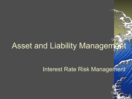 Duration analysis in banks | PPTX