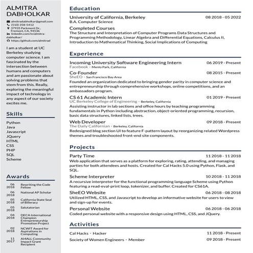 Resume | PDF | Programming Languages | Computing