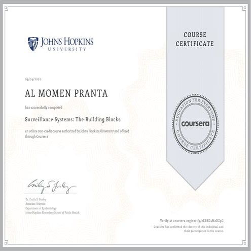 Al Momen Pranta_certificates | PDF