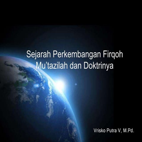 Mu'tazilah 120 | PPT