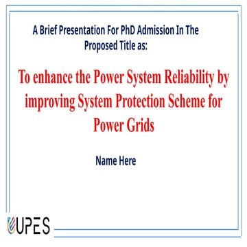 Enhancing Power System Reliability by improving system.pptx
