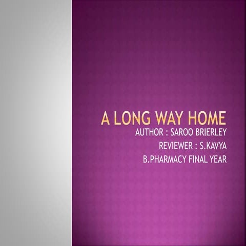 A long way home | PPTX