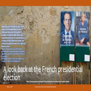 A look back at the French presidential election | PPT