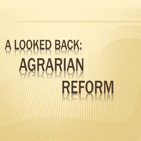 CARPER (Comprehensive Agrarian Reform Program Extension with Reforms ...