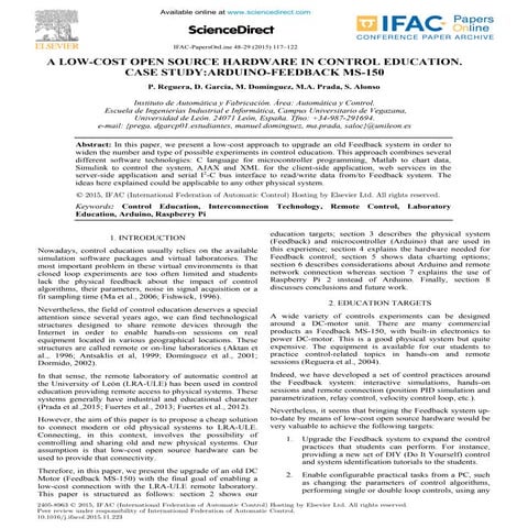 A LOW-COST OPEN SOURCE HARDWARE IN CONTROL EDUCATION - CASE STUDY ARDUINO-FEEDBACK MS-150.pdf